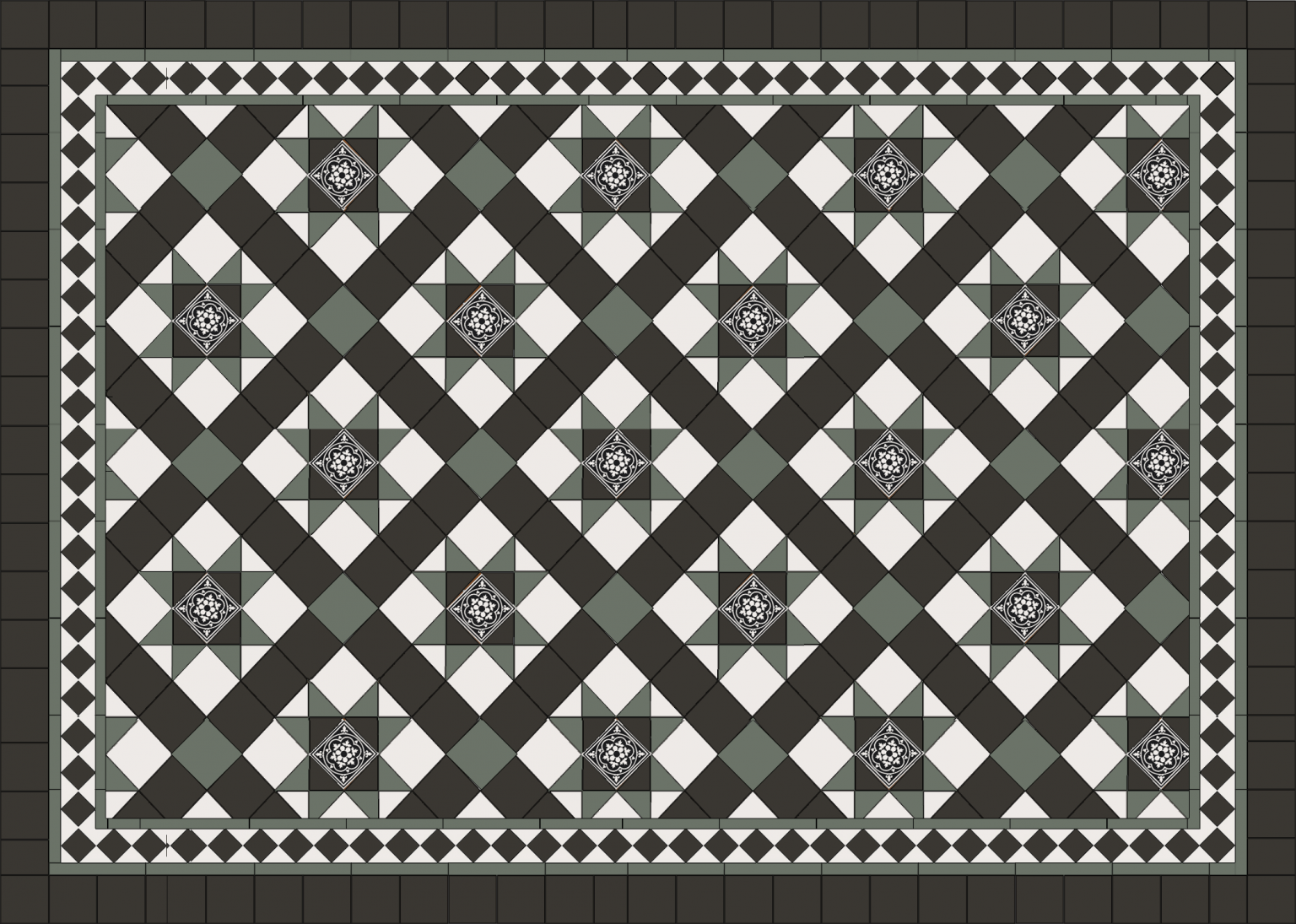 Tessellated Pattern 105 - Renditions Tiles