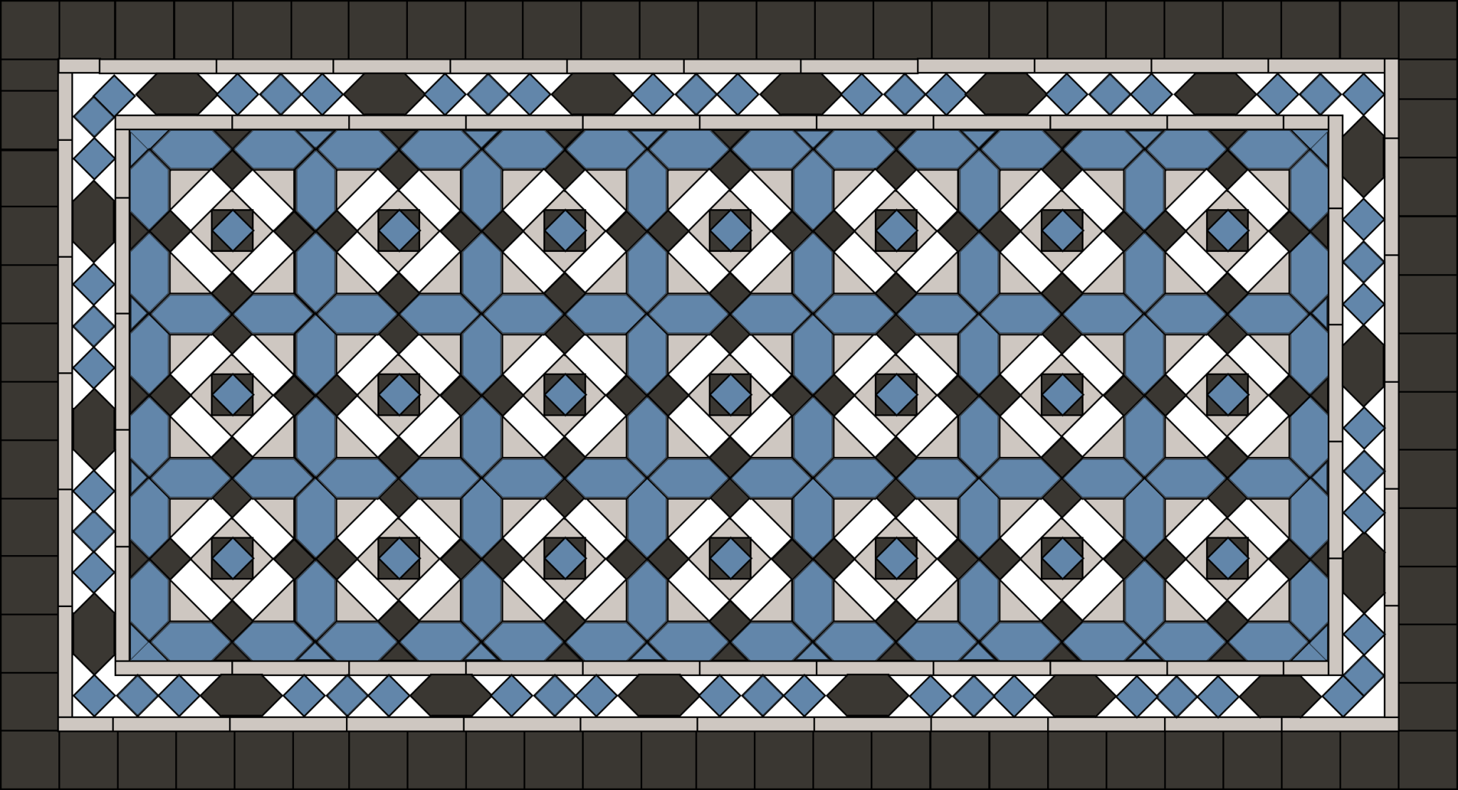 Tessellated Pattern 109 - Renditions Tiles