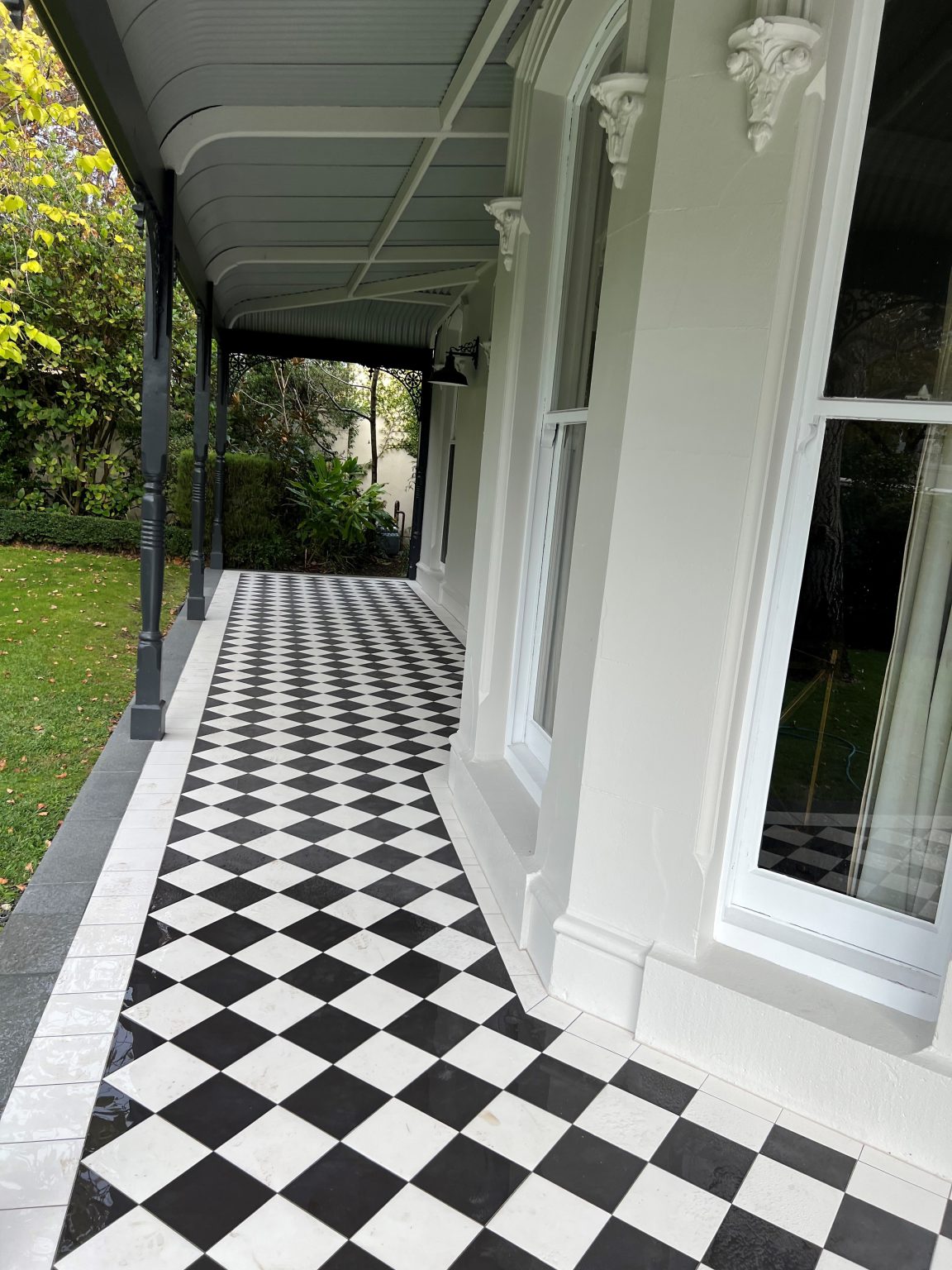 Black and white checkerboard tiles Archives - Renditions Tiles